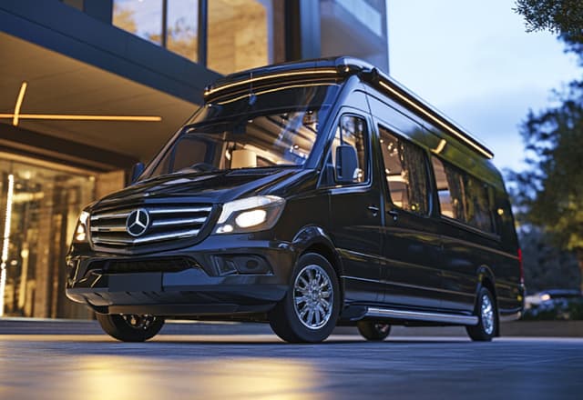 Mercedes Benz Sprinter 12 Seater Chauffeur Service in London | Rol Drive